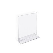 Azar 112740 3.5" W x 2.5" H L-Shaped Acrylic Sign Holder, 10Pack ...