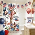 BVEBJDX Independence Day Shower Curtain Bathroom Decoration Partition ...