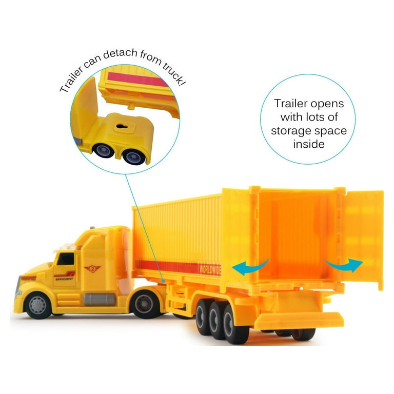 Semi Truck Trailer Back