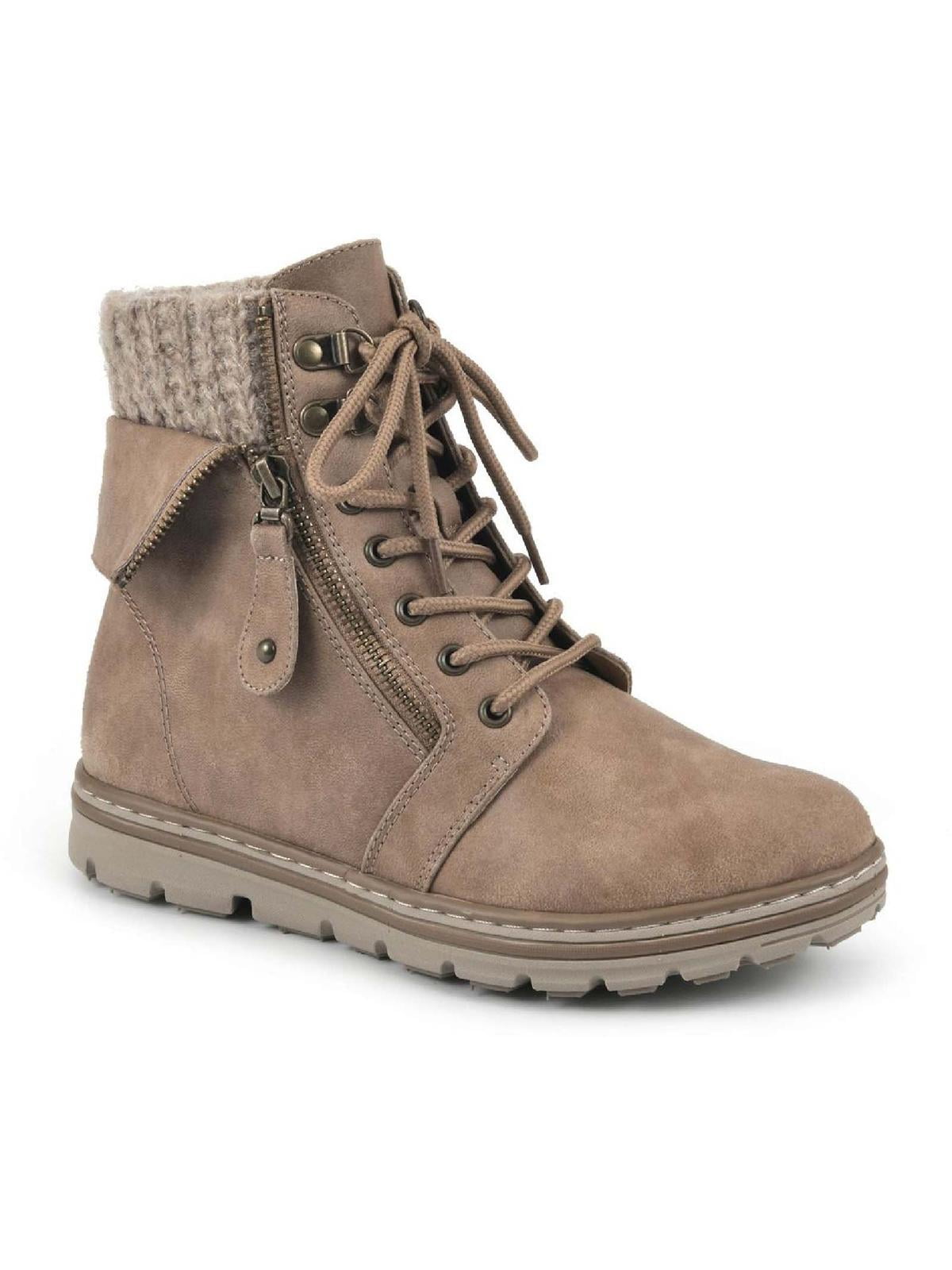 Cliffs by White Mountain Womens Kaylee Faux Leather Zipper Ankle Boots ...