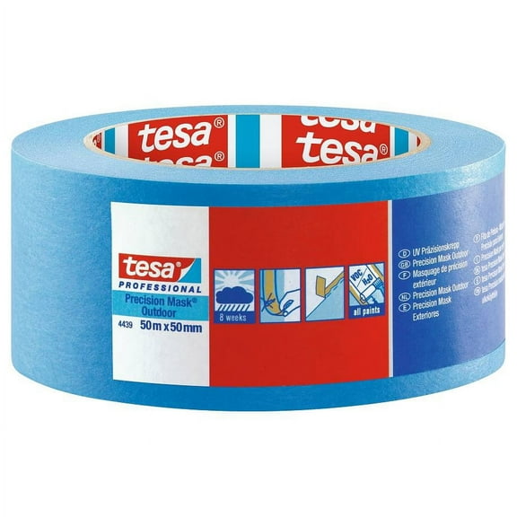 tesa Precision Mask Washi Painters Tape (4342): 1 in. x 55 yds. (Orange ...
