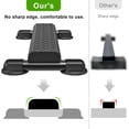Steel Calf Raise Bar with Wider Anti-Slip Block for Home Gym Workout ...
