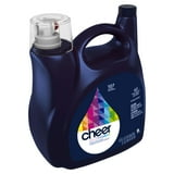 Cheer Liquid Laundry Detergent for Clothes, 154 fl oz, 107 Loads, HE ...