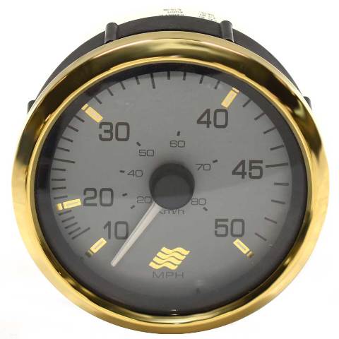 Four Winns Boat Speedometer Gauge SE9391A | 3 3/8 Inch Signature Gold ...