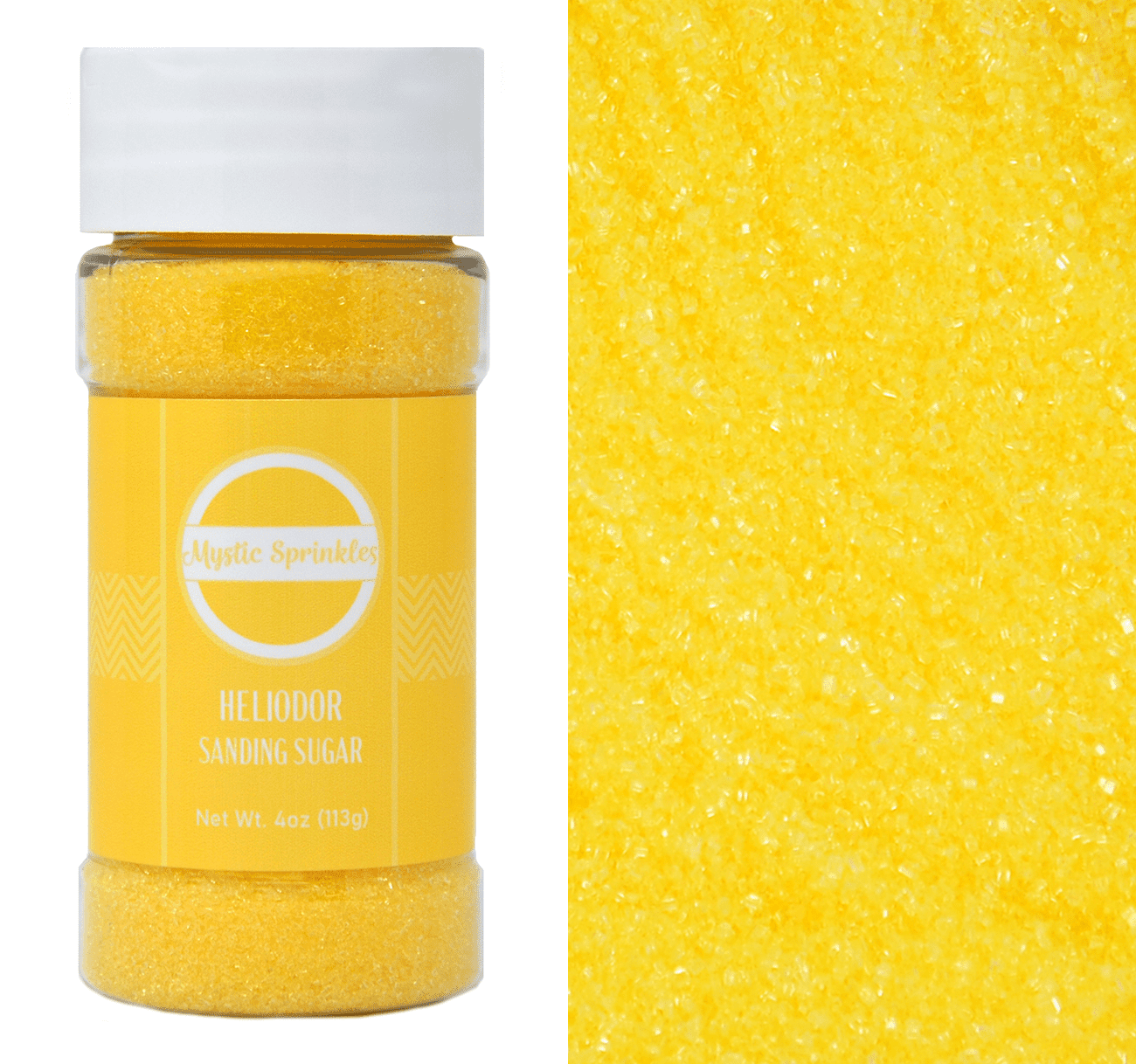 Mystic Sprinkles Heliodor - Bright Yellow Sanding Sugar 4 oz. - Walmart.com