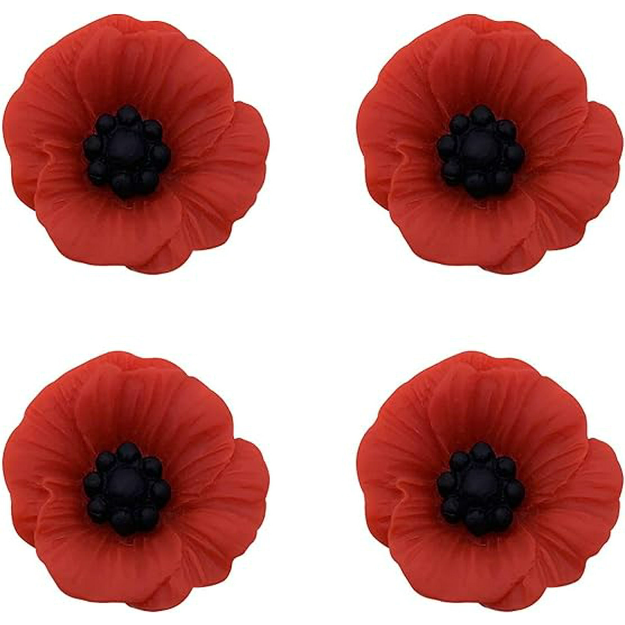 Click here for Ssuperp Poppy Brooch Resin Poppy Lapel Flower Pin... prices