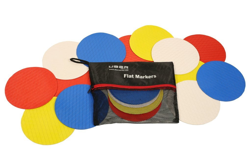 Uber Soccer Flat Spot Marker - Non-Slip Rubber - Set of 20 - Walmart ...