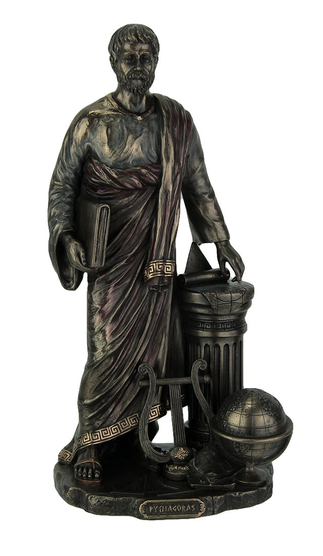Buy Veronese Design Greek Mathematician Pythagoras of Samos Bronze ...