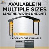 Free Shipping! Arrow Metal Canopy 10 x 6 x 7 ft. Eggshell - Walmart.com