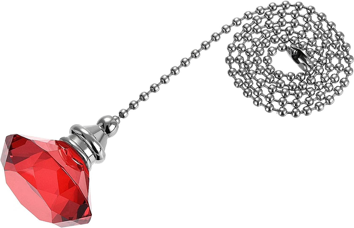 20 Inch Ceiling Fan Pull Chain, Decorative Crystal Fan Pull Chain ...