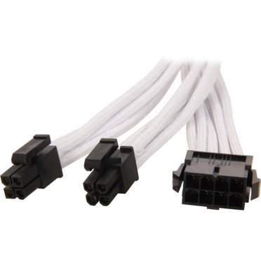 Silverstone PP07-EPS8W Sleeved Extension Power Supply Cable, 1 x 8pin ...