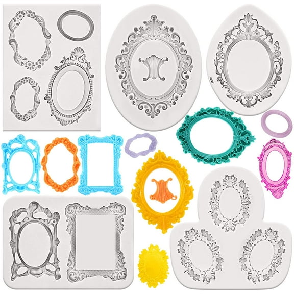 2 Pack Cloud Silicone Molds, 3D Cute Shape Baking Chocolate Fondant ...