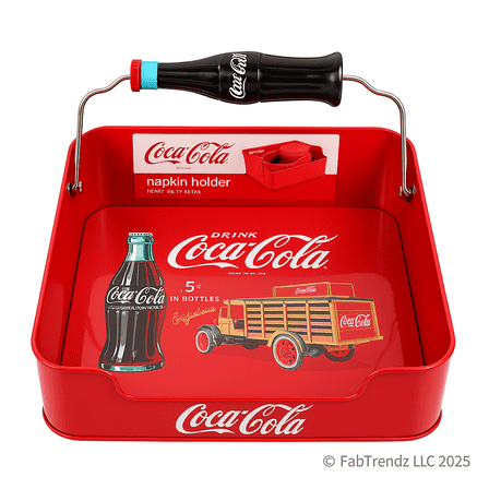 TableCraft, Coca-Cola Napkin Dispenser, CC381, Half, Red - Walmart.com