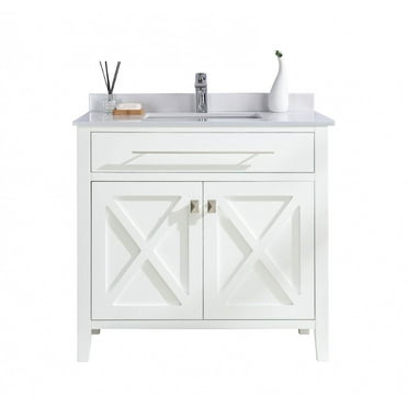 RSI HOME PRODUCTS SALES INC C14118A 19x17x35-1/4 White Vanity - Walmart.com