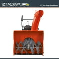 YARDMAX 24 in. 212cc Two-stage Self-propelled Gas Snow Blower with Push ...