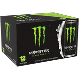 Monster Energy Original Energy Drink, 16 fl oz, 12pk - Smooth & Easy ...