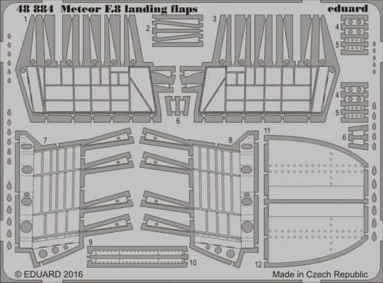 1/48 Aircraft- Meteor F8 Landing Flaps for ARX - Walmart.com