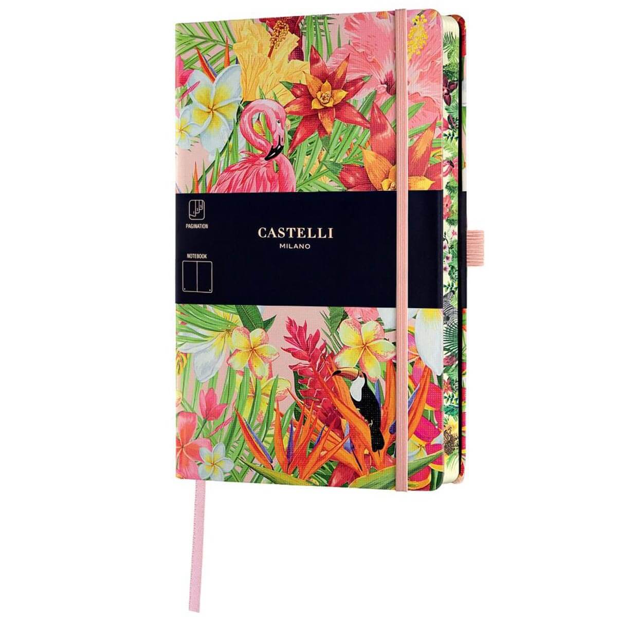 Castelli QC8BI-005 Eden A5 Notebook, Blank, Flamingo - Walmart.com