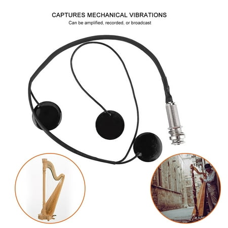 Metal Harp Pickup,Quality Portable Harp Pickup Black Pickup Pickup True ...