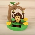 BESTSKY 2Pcs Solar Powered Dancing Toy Swinging Monkey Bobbleheads ...