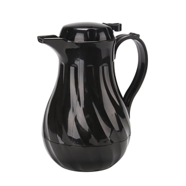 Hormel, HOR4022B, Black Swirl Insulated Plastic Carafe, 1 Each, Black ...
