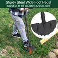 Yeyebest 37 Inch Half Moon Manual Lawn Edger, Heavy Duty Landscaping ...