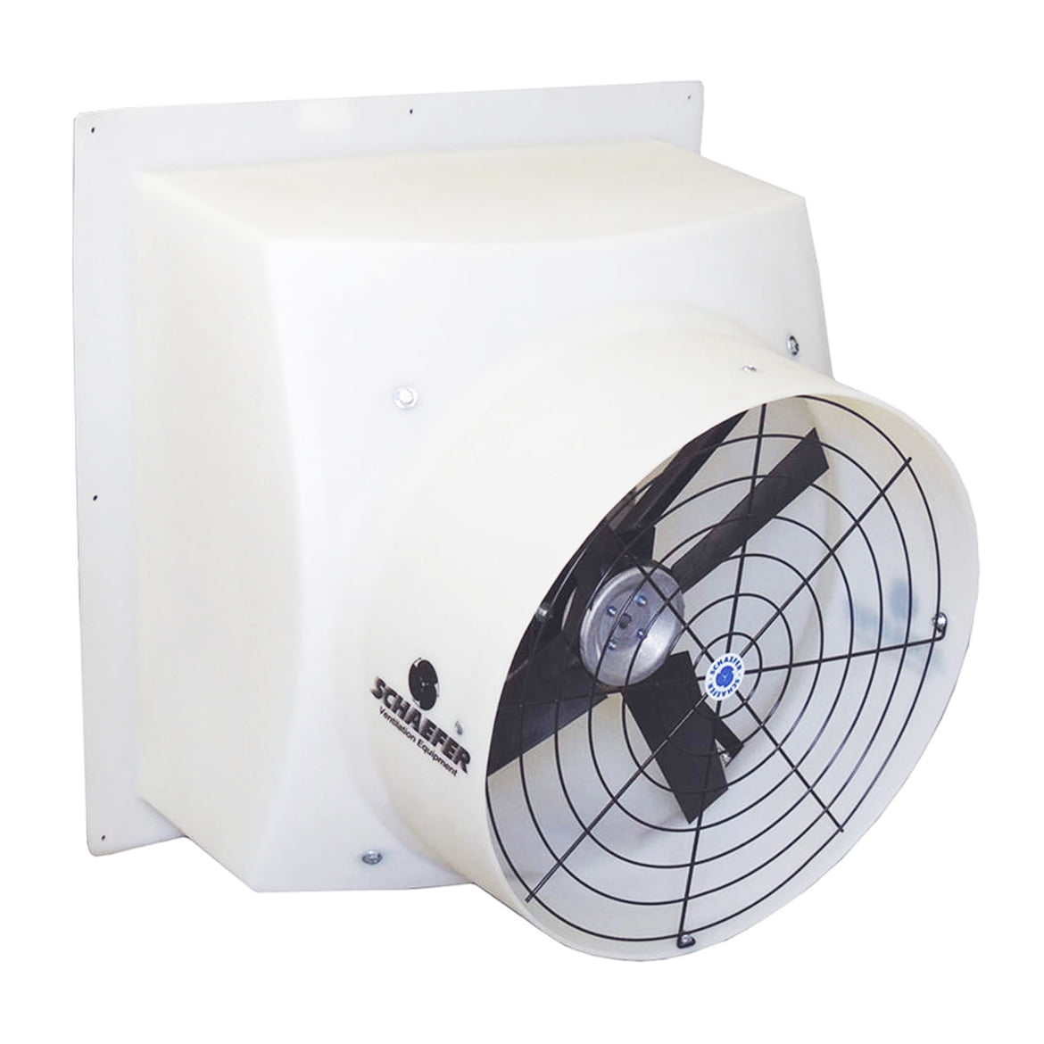Schaefer PFM096P16 1090 CFM 1/6 HP 9-Inch Direct Drive Poly Exhaust Fan ...