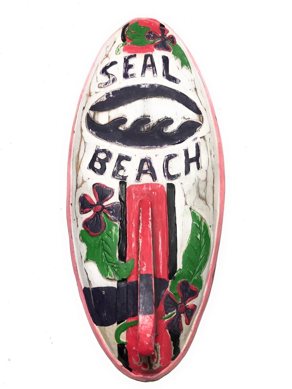 Seal Beach Surf Sign 14" w/ Fin - Surfing Decor Accents | #bds1208735 ...