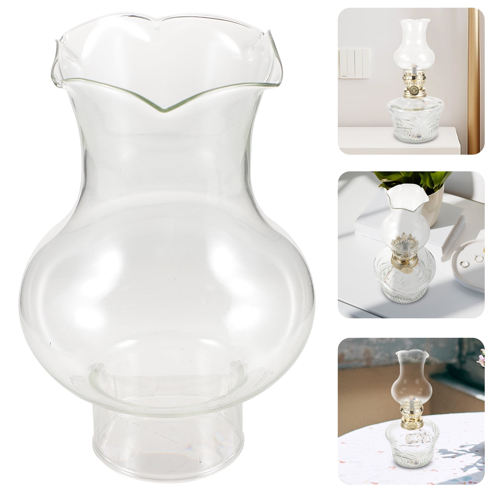 Click here for Operage Clear Glass Shade For Kerosene Oil Lamps L... prices