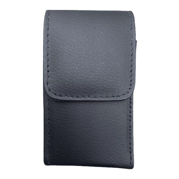 Black leather case with fixed clip and Belt Loops fits Nokia 2760 Flip ...