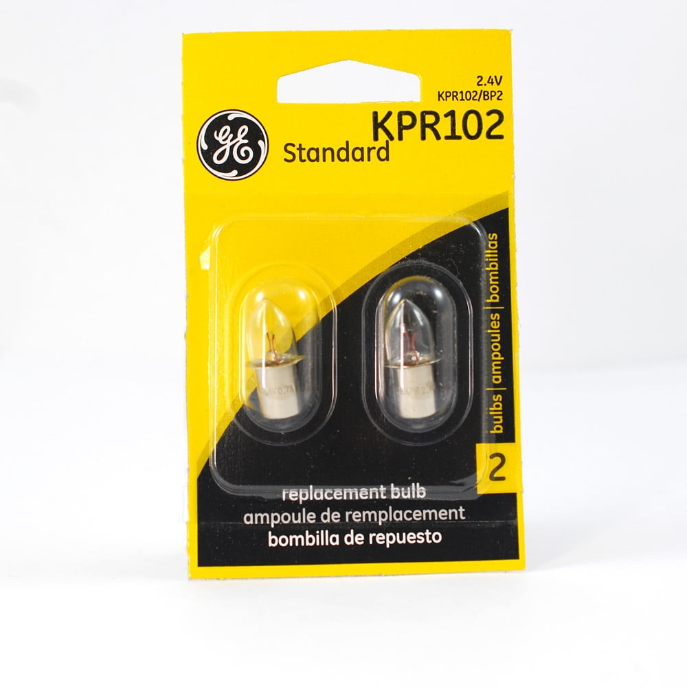 GE KPR102 - 2w B3.5(B3 1/2) Automotive lamp - 2 bulbs - Walmart.com