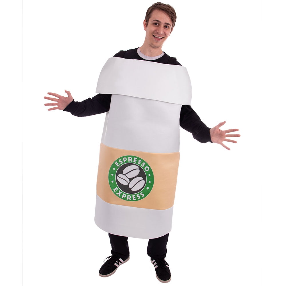 Boo! Inc. Venti Coffee Halloween Costume | Adult Unisex One Size Fits ...