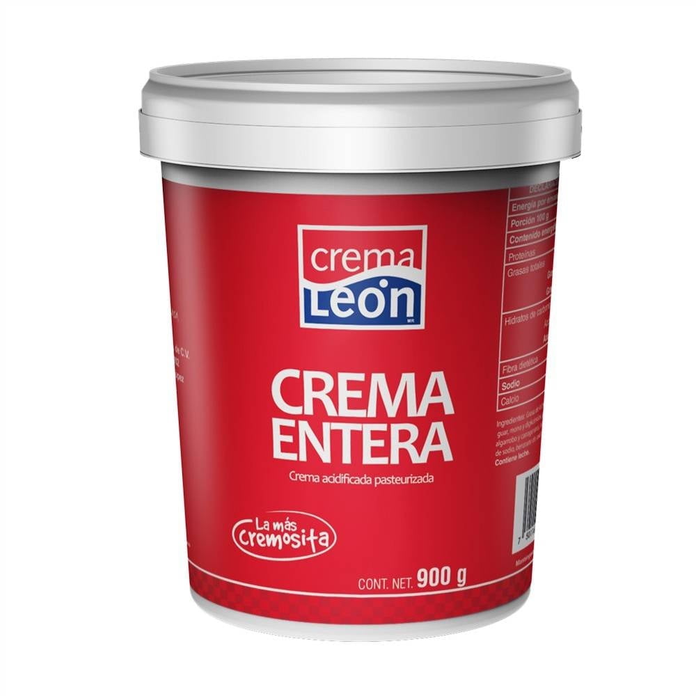 Crema ácida León entera 900g | Walmart en línea