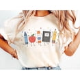 Back to School Shirt Cute School Teacher Shirt Crayon Apple Pencil ...