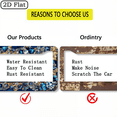 1pc Heavy-Duty Metal License Plate Frame Compatible for /International ...