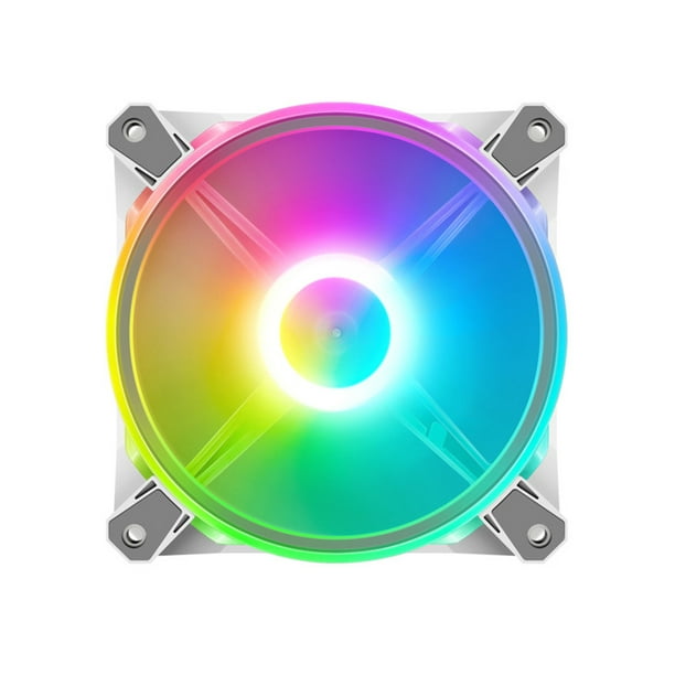 COOLMOON RGB Fan 7 Blades Multiple Light Effects 6Pin 120mm Adjust RGB ...