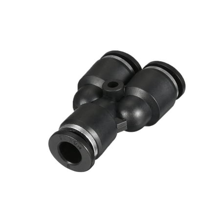 8pcs Push To Connect Fittings Y Type Tube Connect 6mm or 15/64" od Push ...