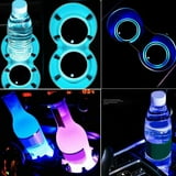 Led Interior Ambient Light Cup Holder Coaster for Car - Walmart.com