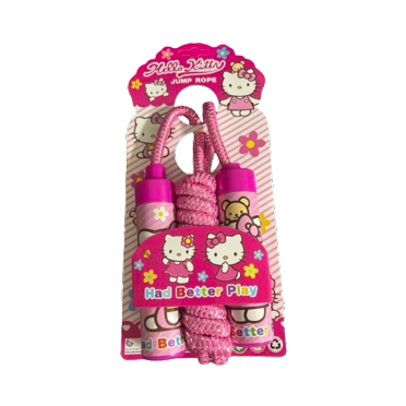 K-Roo Sports 7-foot Jump Rope with Plastic Beaded Segmentation, Blue ...