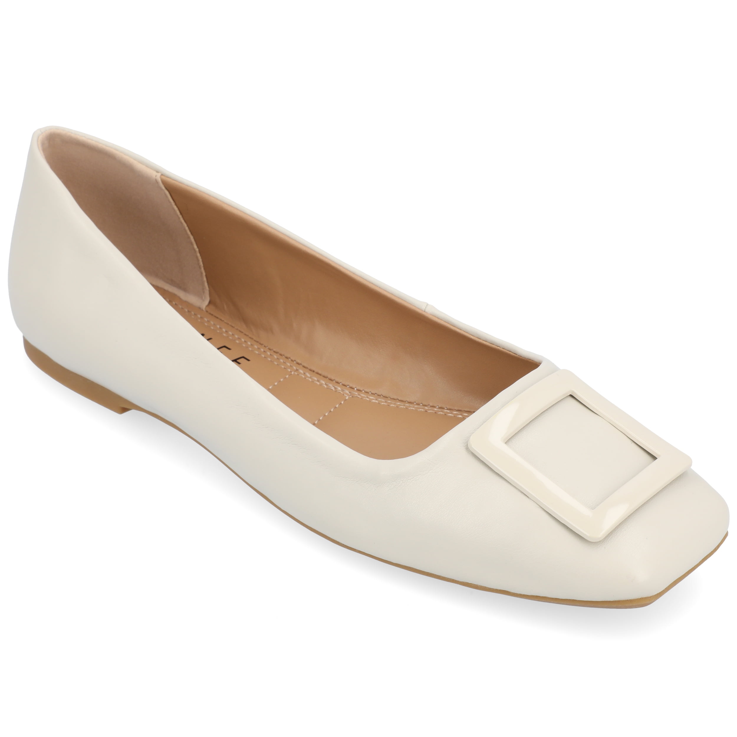 Journee Collection Womens Zimia Tru Comfort Foam Ballet Slip On Square ...