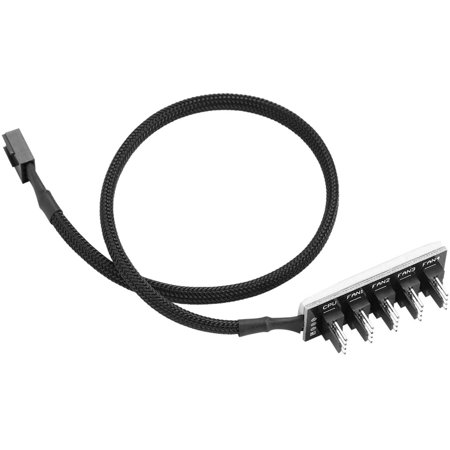 PWM Fan Hub, 5 Port Fan Hub with PC 4 Pin, CPU Cooling Fan Hub Support ...