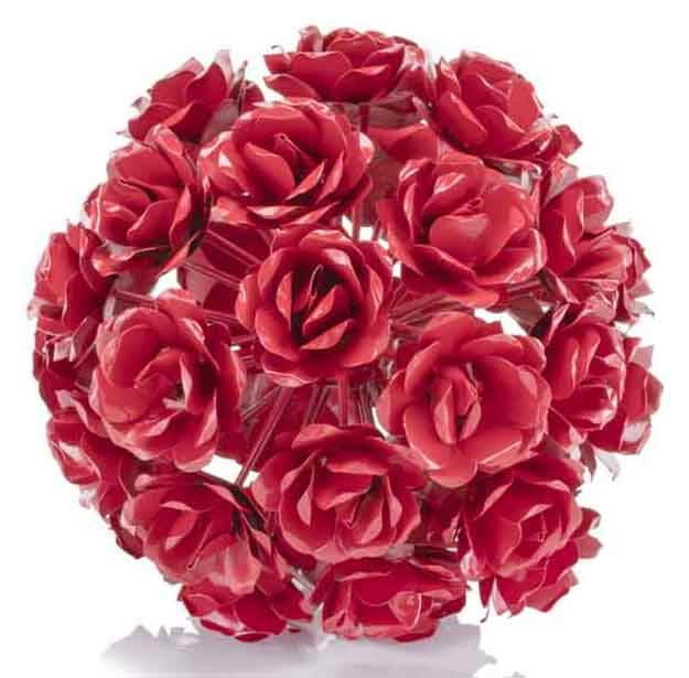 Esfera Rosa Rose Sphere in Red - Walmart.com