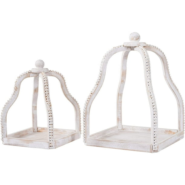 Rustic Wood Led Lanterns