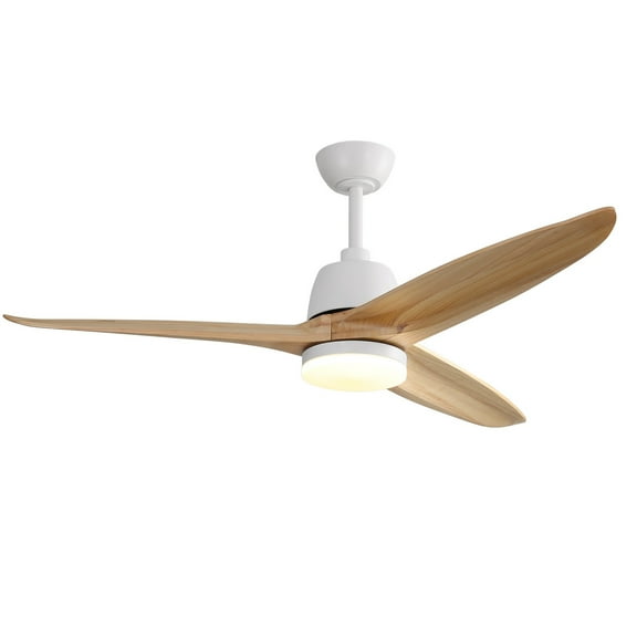 "Sofucor 60"" Easy Install Ceiling Fan with Lights, Remote, 3 Solid ...