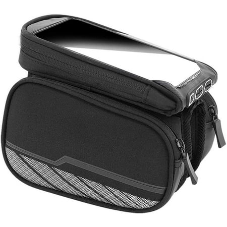Bike Cell Phone Pouch Bike Phone Front Frame Bag Bike Phone Holder with ...