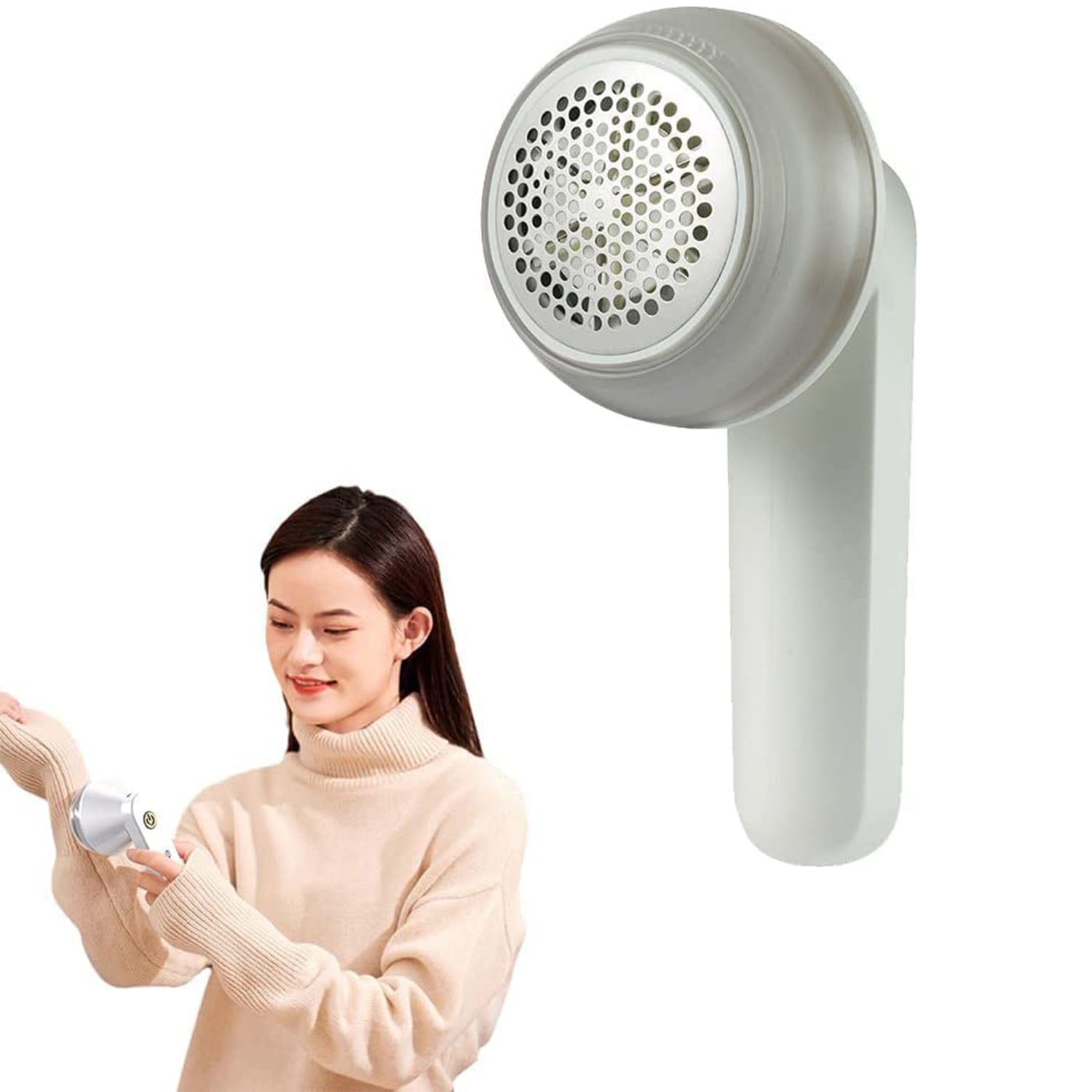 Sweater Shaver Fabric Shaver Fuzz Remover Dual Powered Depiller Clothes ...