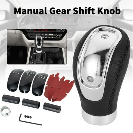 Gear Knob Waterproof Shift Lever Knobs Universal Shifter Levers Leather ...