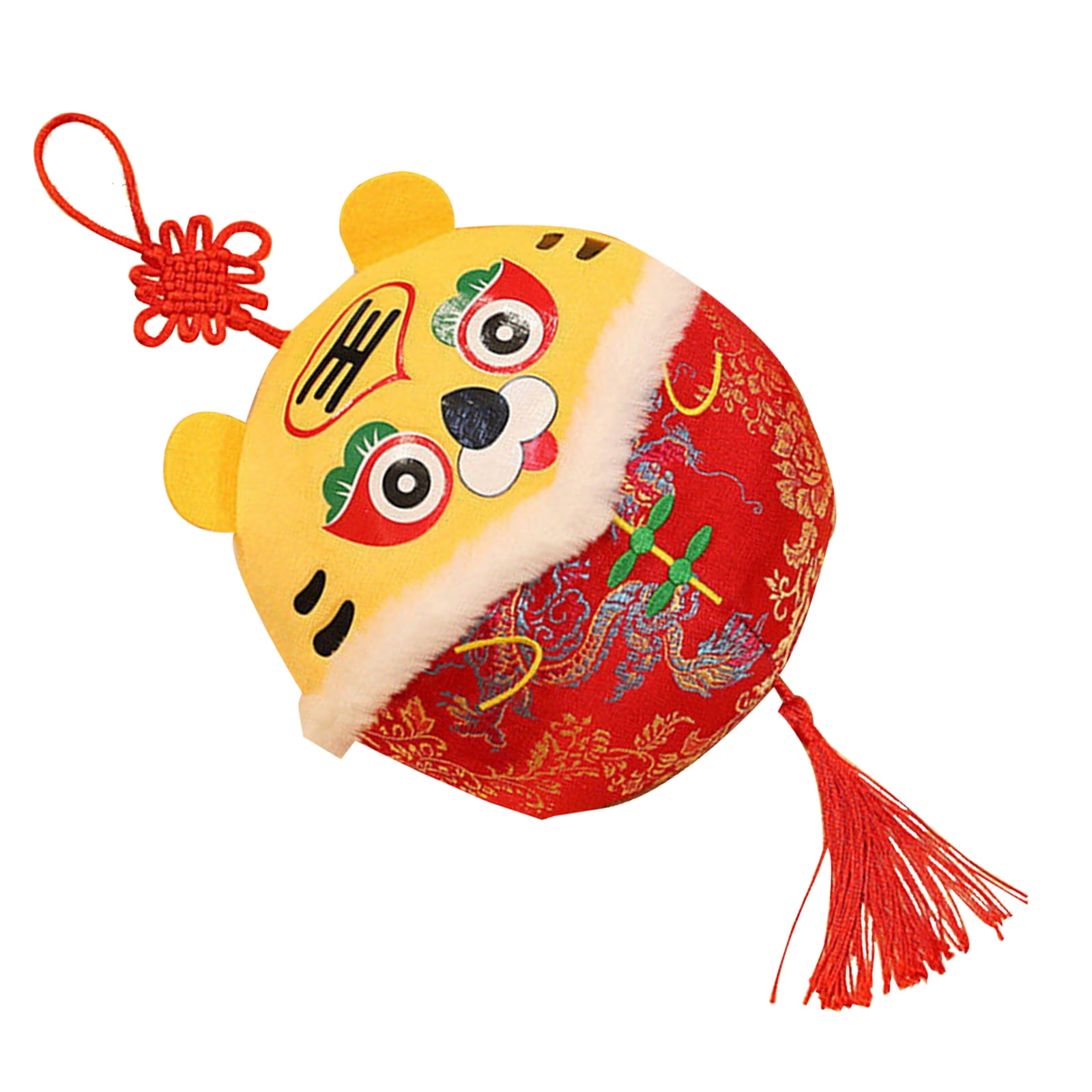 Round Tiger Kids Toy Pendant Small Stuffed Animals Pendants Mascot Toys ...