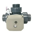 Electric Ball Valve DN40 3-WAY Electric Motorized Ball Valve 11/2 ...