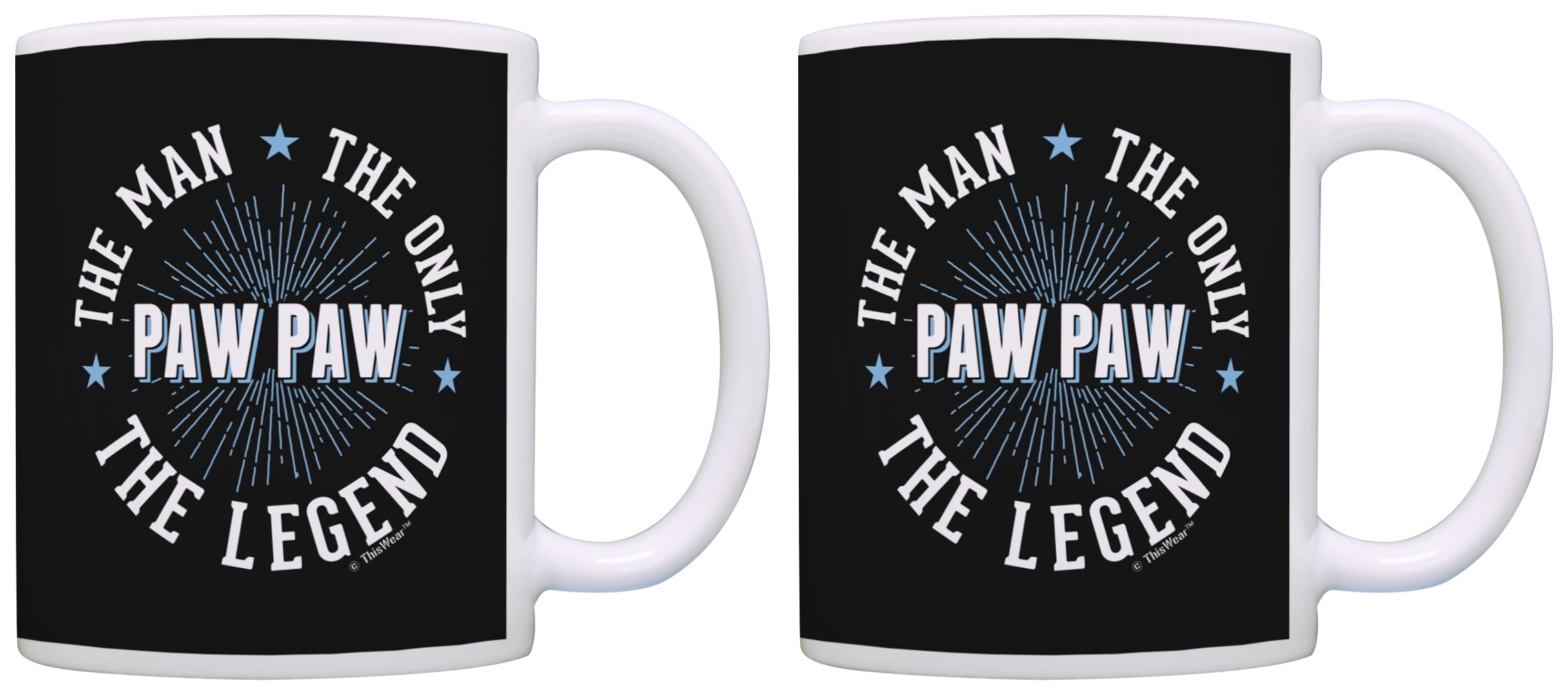 ThisWear Paw Paw Gifts from Granddaughter Paw Paw the Man Only Legend ...